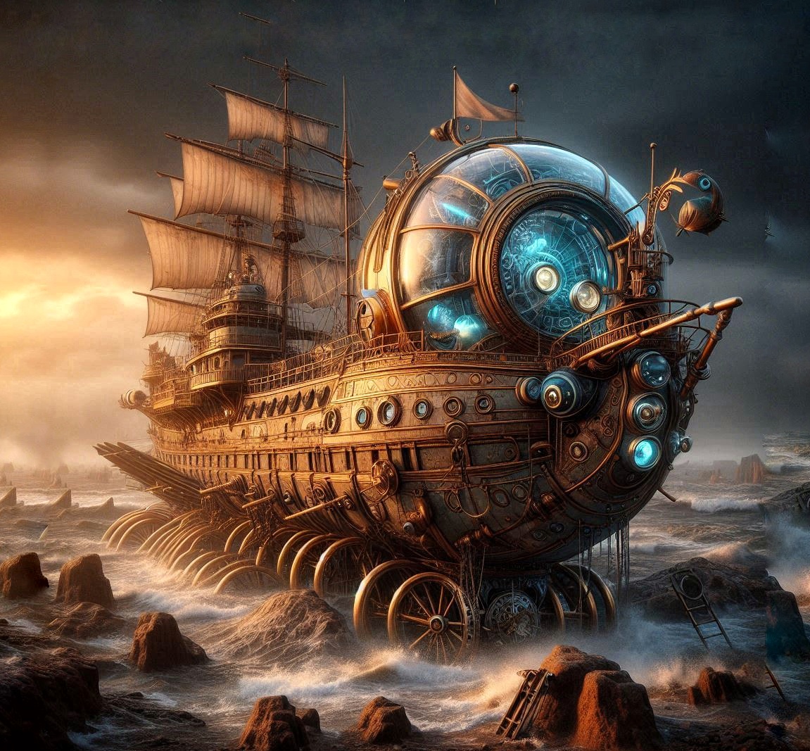 Noch ein Schiff aus der Nautilus-Flotte Foto & Bild | ki - fantastisches, ki - fantasy, science ...