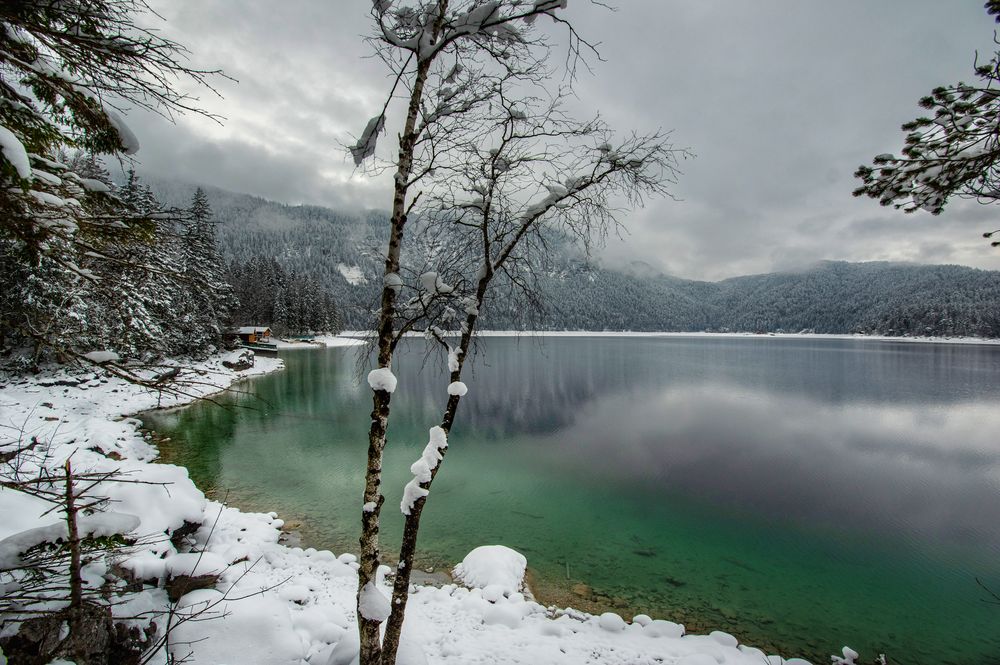 nochmals ein bisschen Winter am Eibsee.... Foto & Bild | landschaft, jahreszeiten, winter Bilder ...