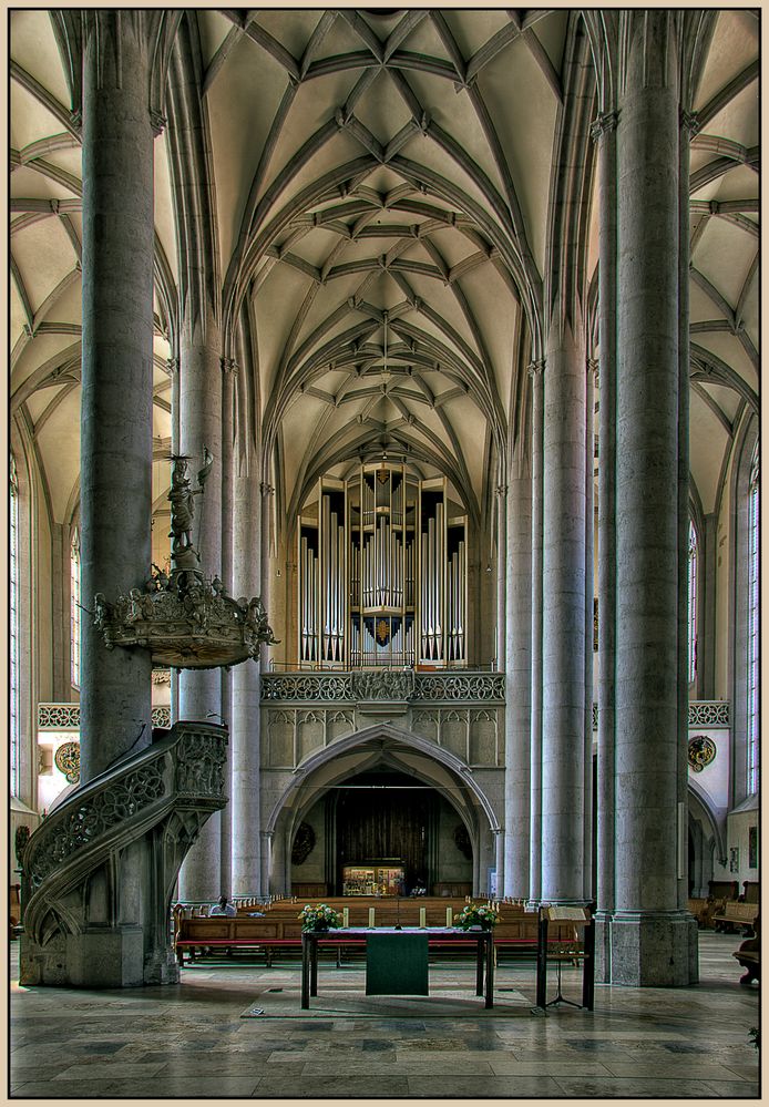 Nördlingen-St. Georgs Kirche. Foto & Bild | architektur, sakralbauten, innenansichten kirchen ...