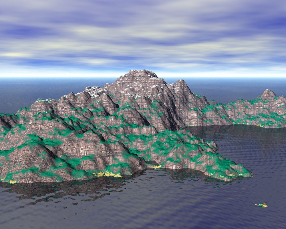 Nordseeinsel Foto & Bild | rendering, landschaftsrendering, wasser Bilder auf fotocommunity