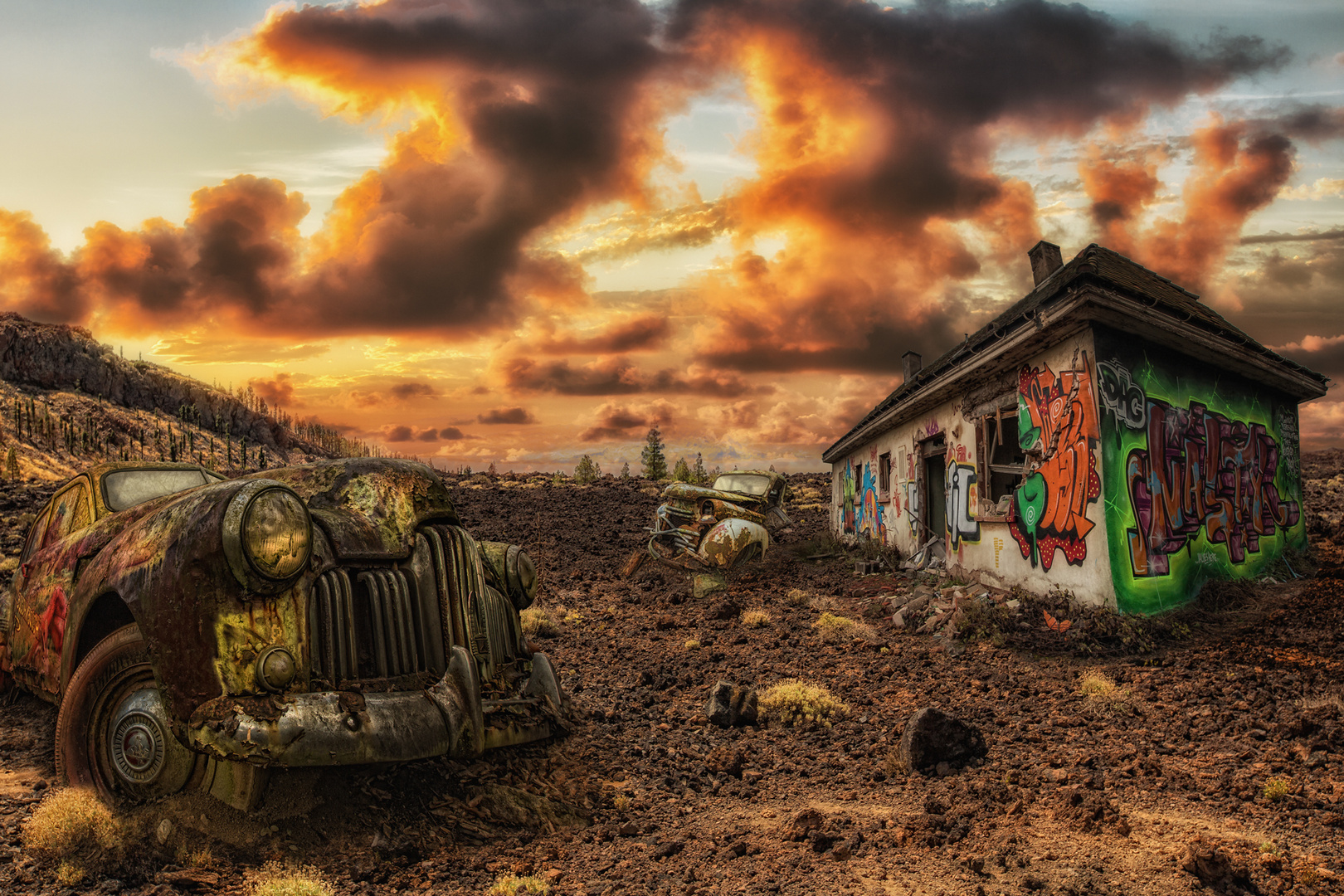 nowhere land Foto & Bild | fotomontage, landschaften, bearbeitungs ...