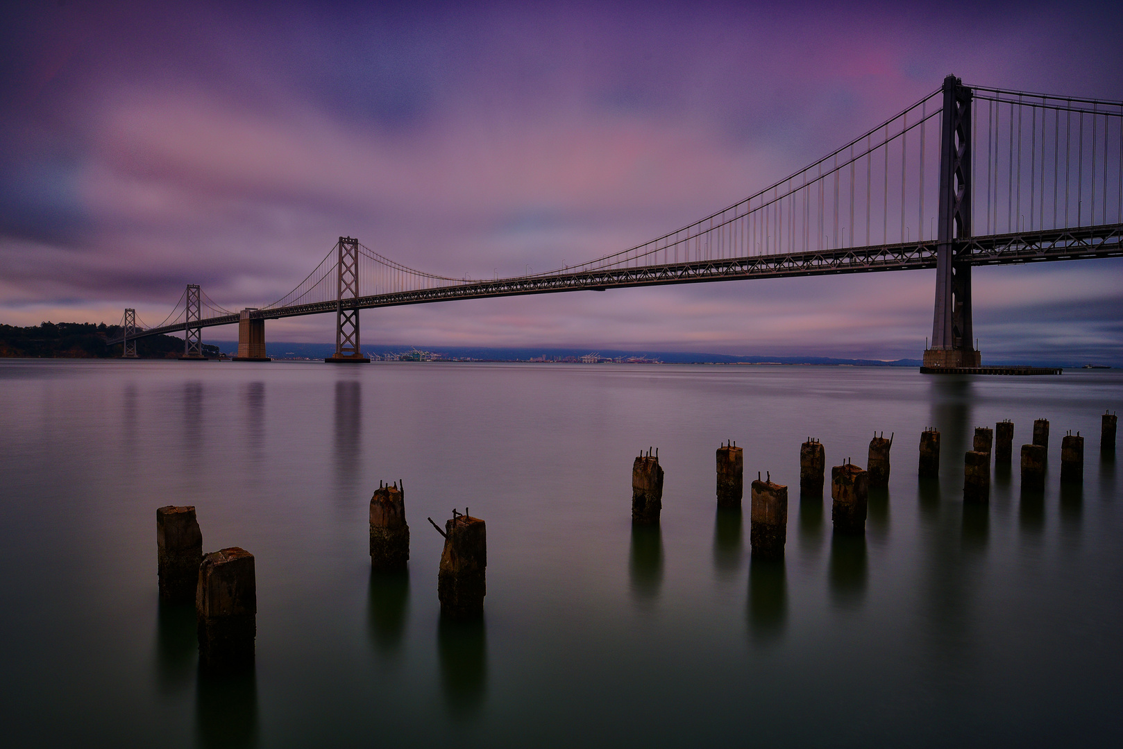 Oakland Bay Bridge Foto & Bild | nature, sunset, usa Bilder auf ...