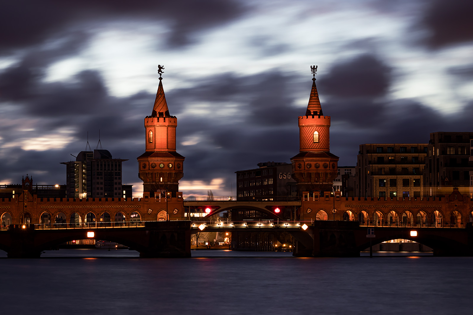 Oberbaumbrücke Foto & Bild | canon, nacht, berlin Bilder auf fotocommunity