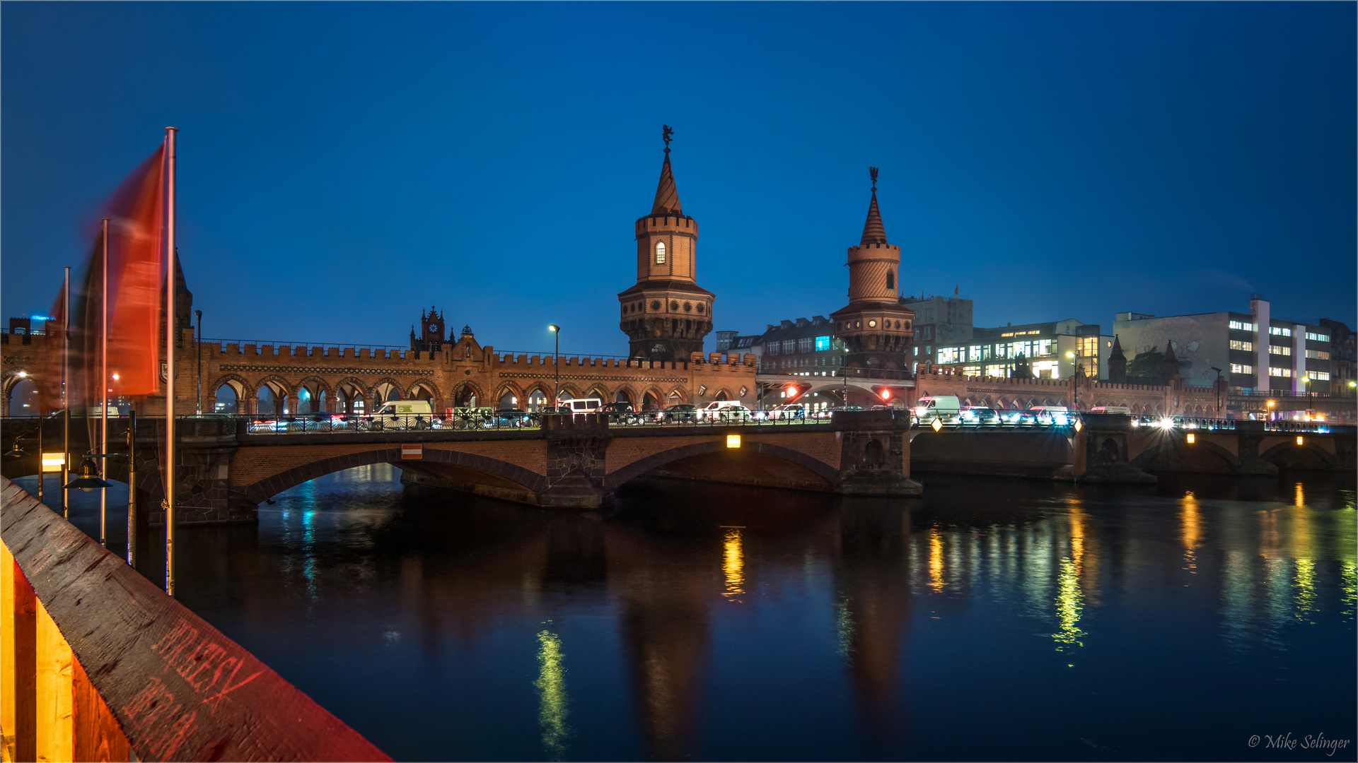 Oberbaumbrücke / Berlin Foto & Bild | nacht´s unterwegs, berlin ...