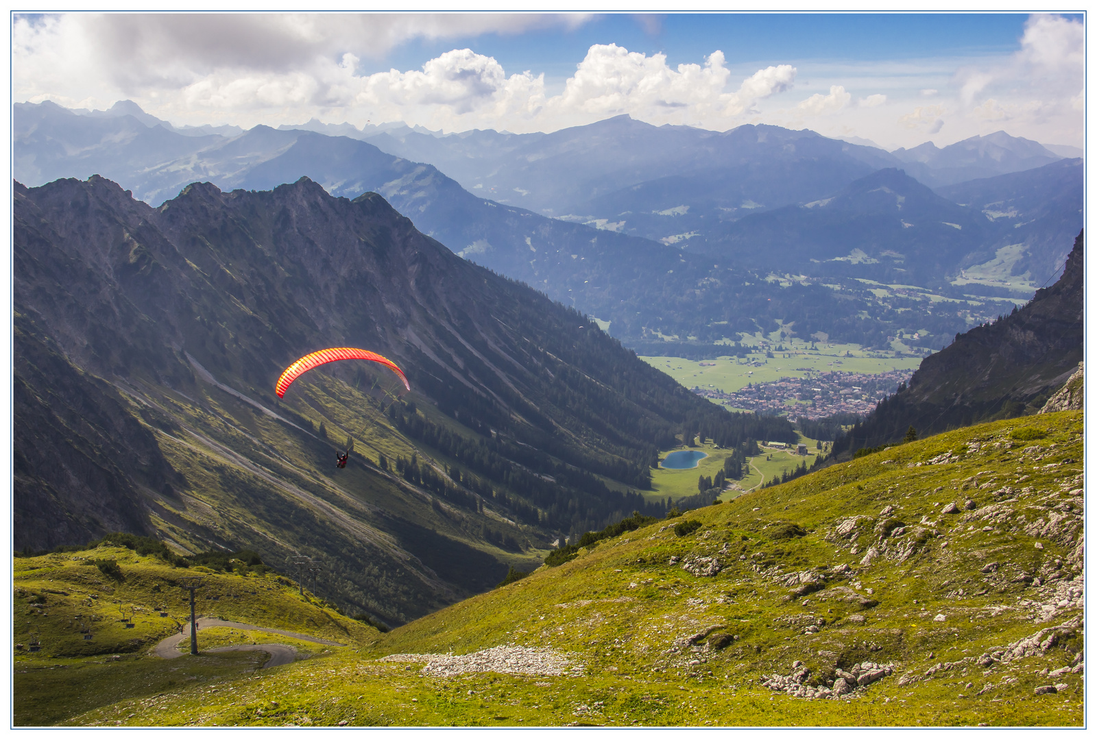Oberstdorf & Gleitschirm Foto & Bild | sport, landschaft, berge Bilder ...