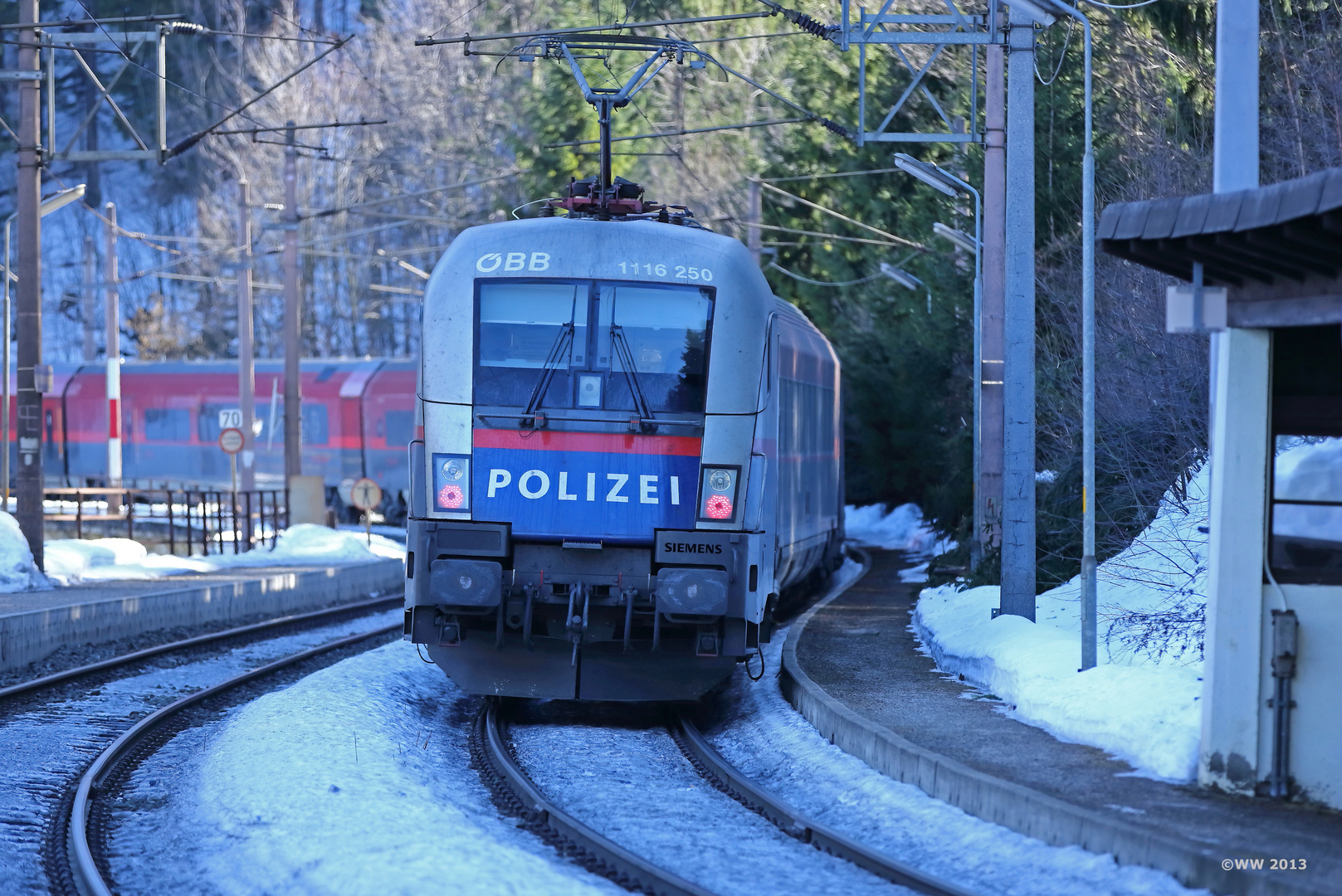 ÖBB Polizei Taurus 1116 250 Foto & Bild | österreich, eisenbahn ...