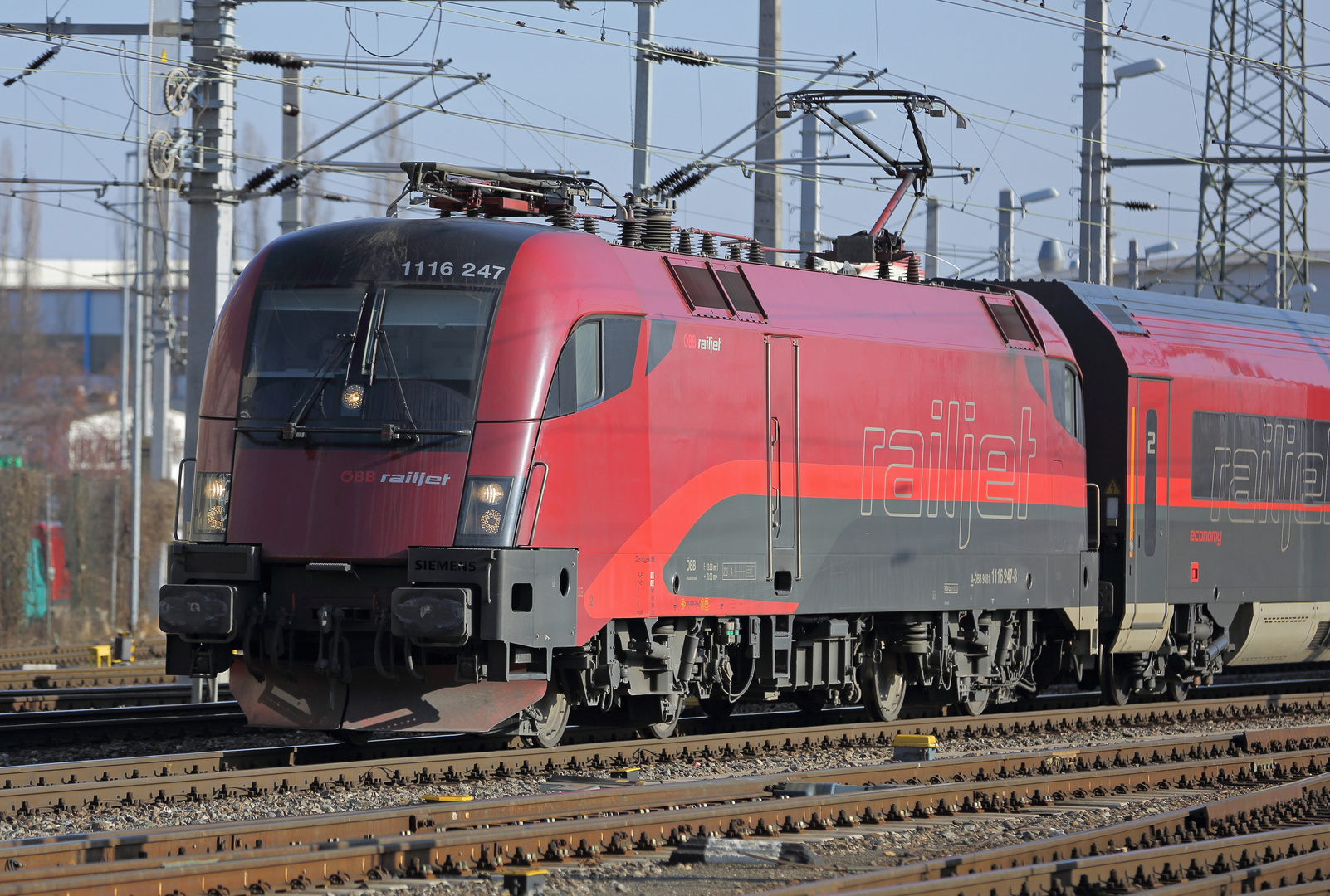 ÖBB - railjet 1116 247 Foto & Bild | züge, personenzüge, eisenbahn ...