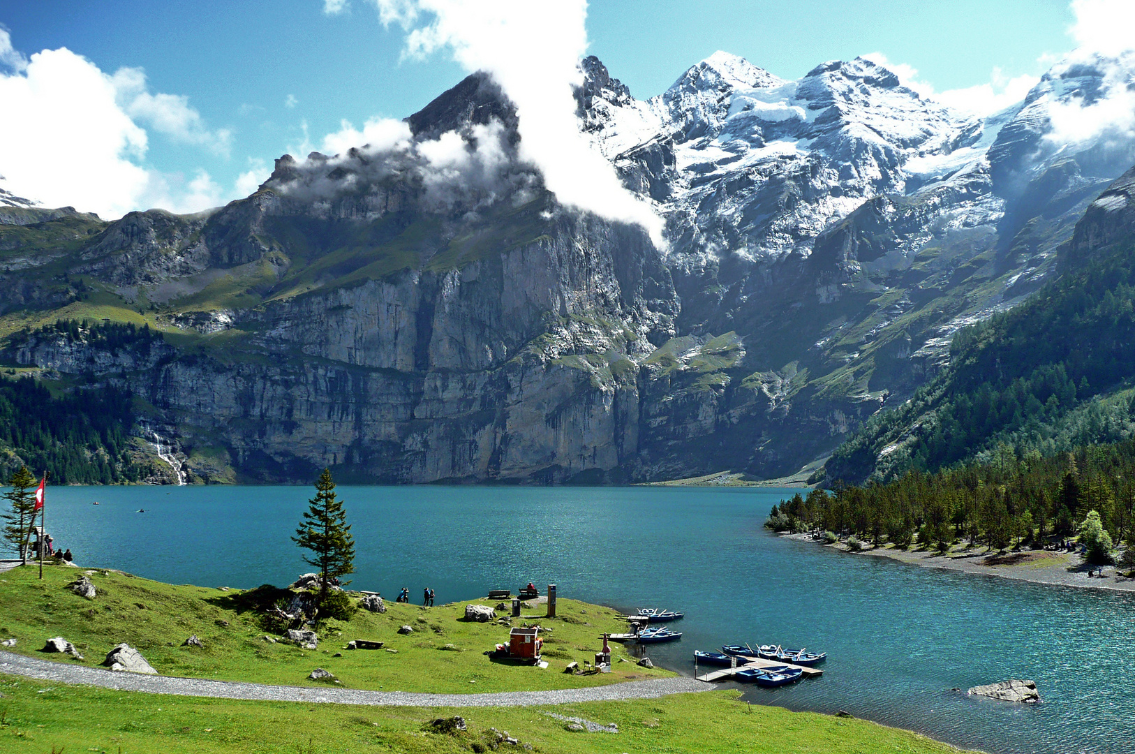 Oeschinensee Foto & Bild | landschaft, berge, projekte Bilder auf ...