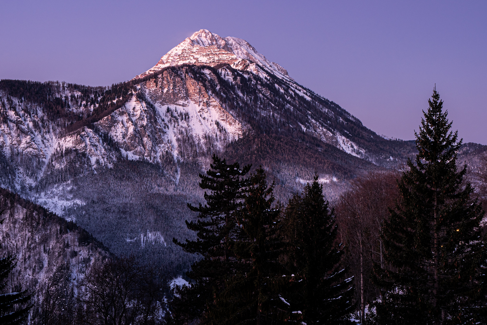 Ötscher am Morgen Foto & Bild | natur Bilder auf fotocommunity