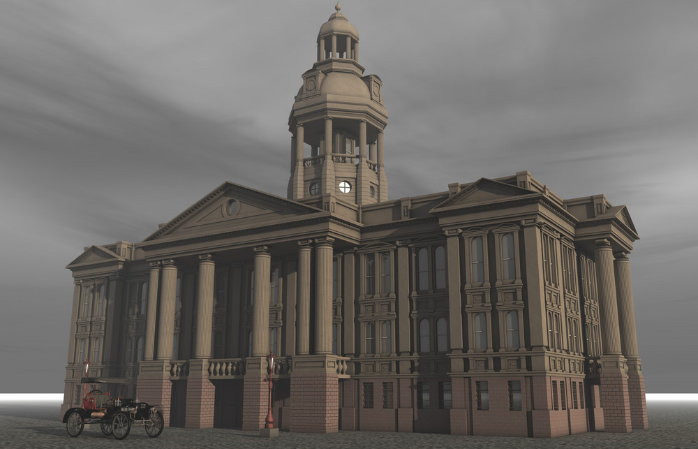 Old Seattle Courthouse Foto & Bild | rendering, stillleben objekte ...