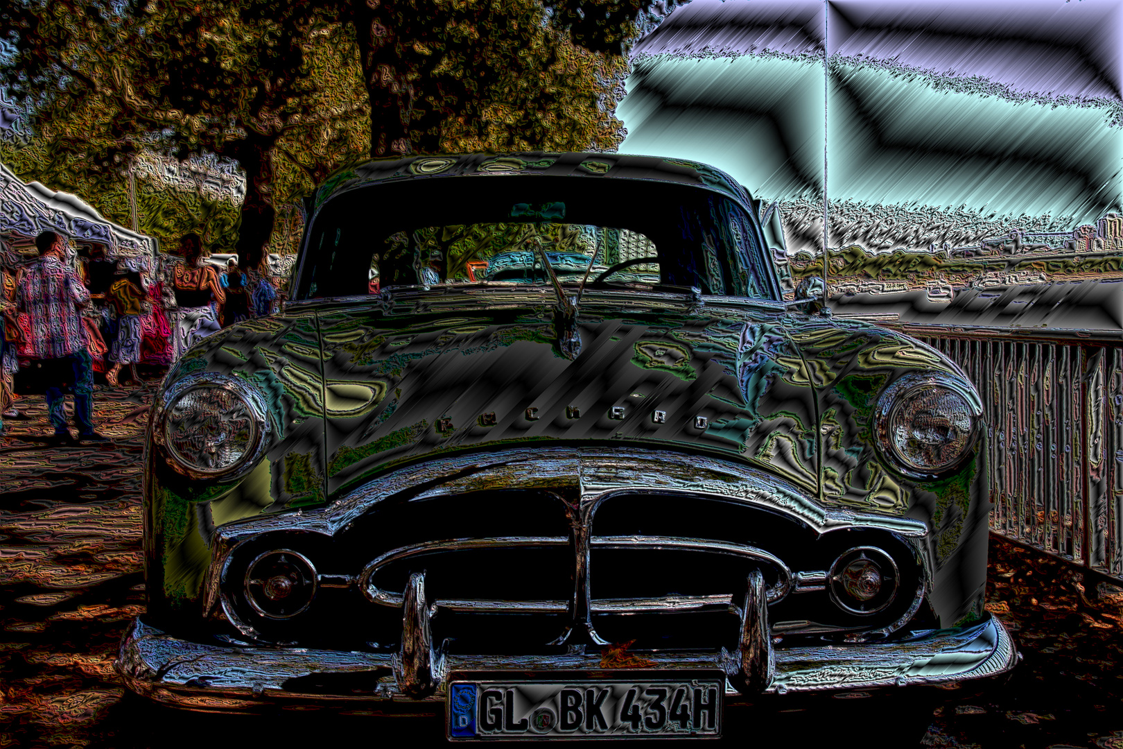 Oldteimer auf Metall Foto & Bild | fahrzeuge, motivos Bilder auf ...