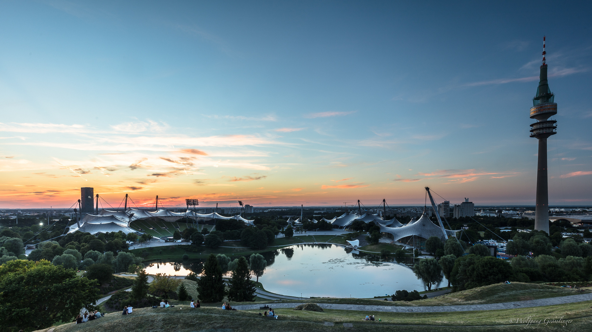 Olympiapark München Foto & Bild | sonnenuntergänge, himmel & universum ...