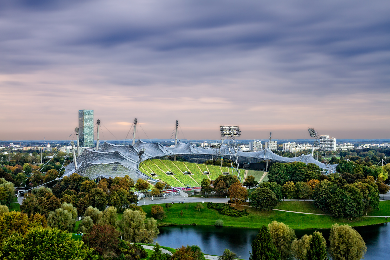 Olympiastadium im Olympiapark Foto & Bild | architektur ...
