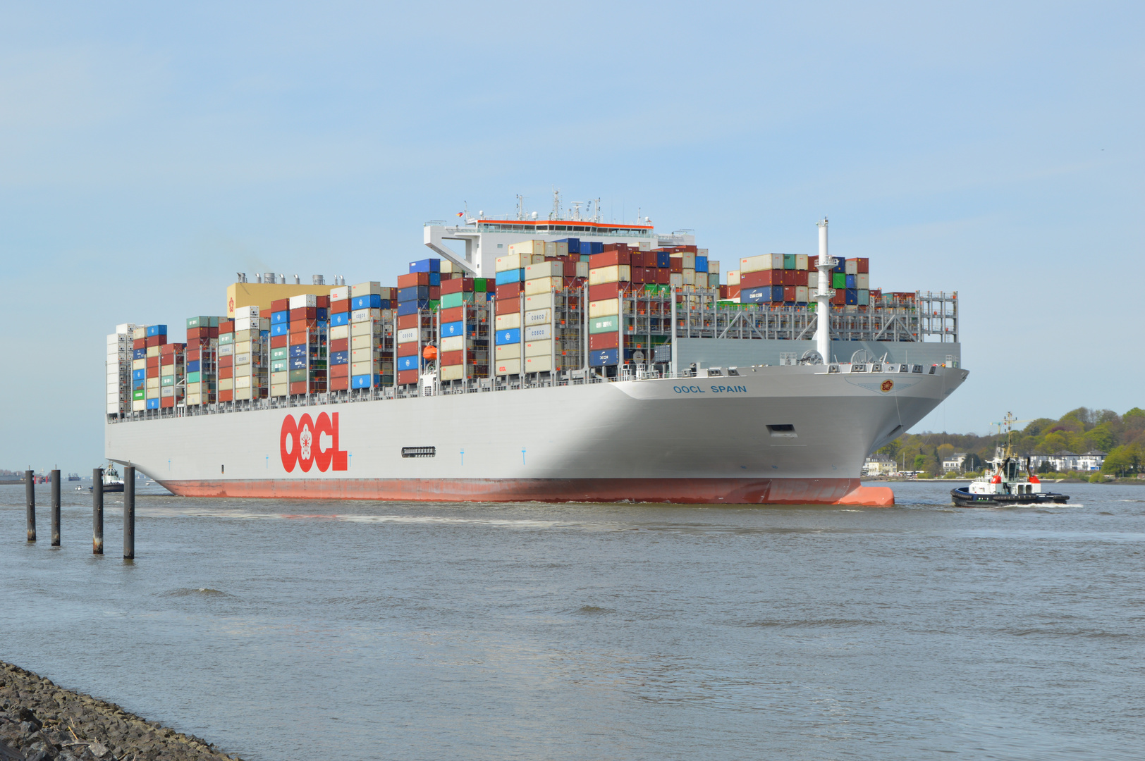 OOCL Spain Foto & Bild | schiffe und seewege, motorschiffe ...