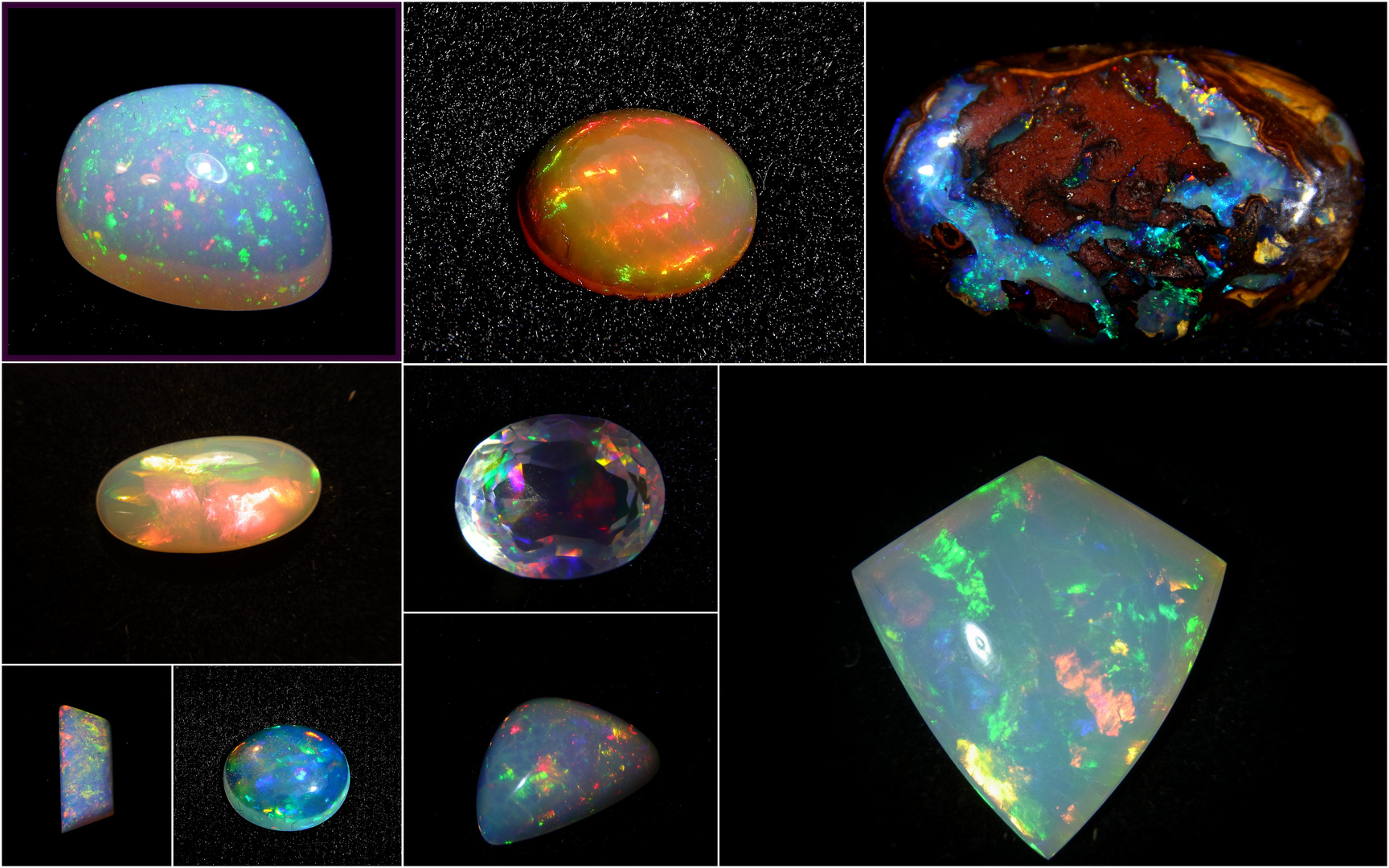 Opale Foto & Bild | sonstiges, steine & mineralien, kristalle ...