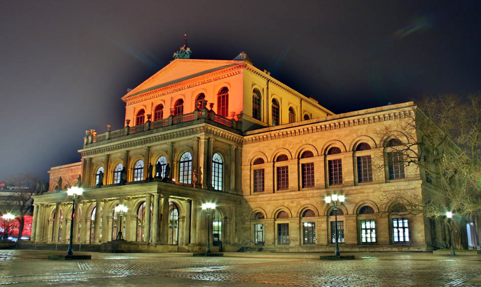 Oper Hannover Foto & Bild | architektur, architektur bei nacht, motive ...
