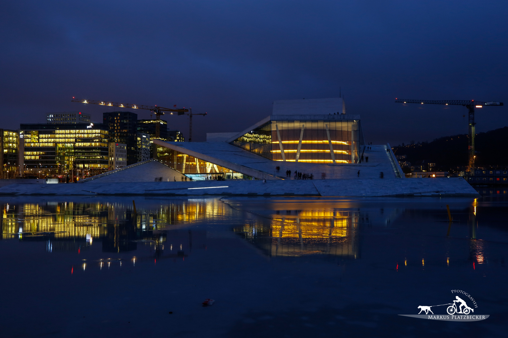 Oper in Oslo Foto & Bild | architektur, architektur bei nacht, oper ...