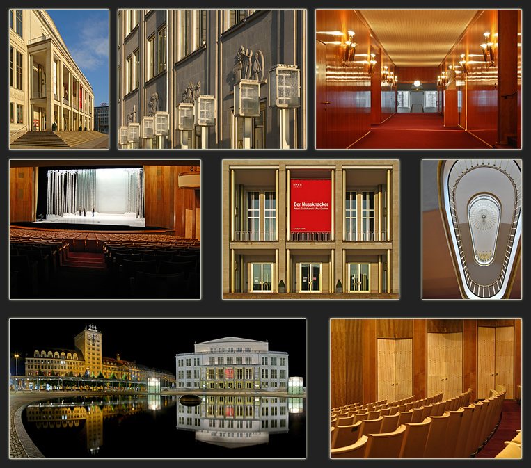 Oper Leipzig Collage Foto & Bild | deutschland, europe, sachsen Bilder ...
