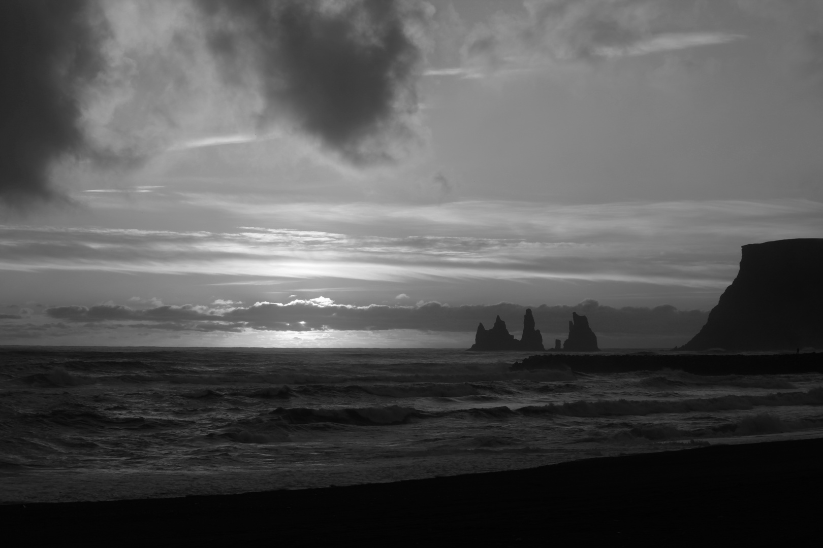 Opinn himinn - 10 Foto & Bild | monochrome, black&white, iceland Bilder ...