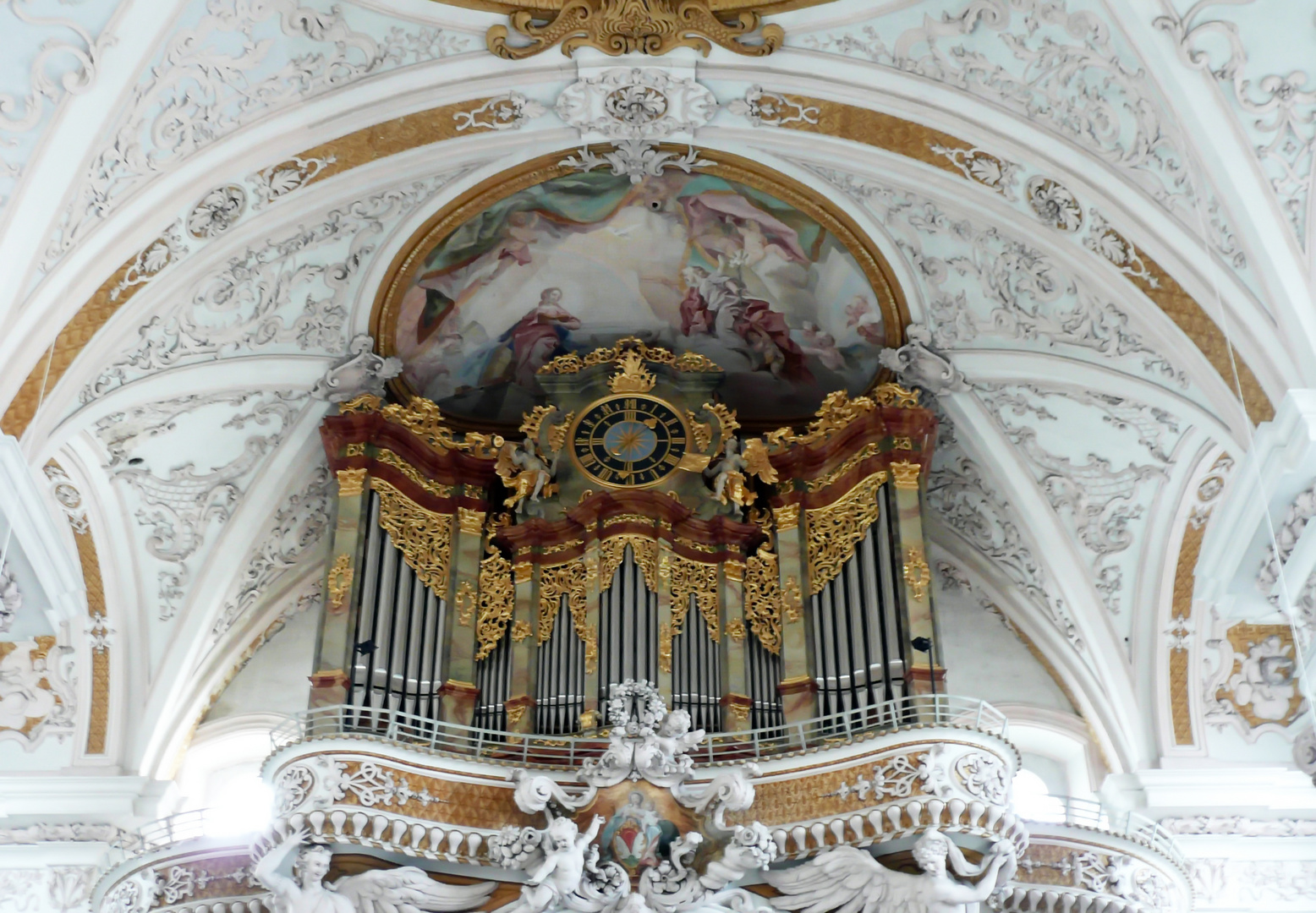 Orgel der Klosterkirche Aldersbach Foto & Bild | architektur, sakralbauten, innenansichten ...