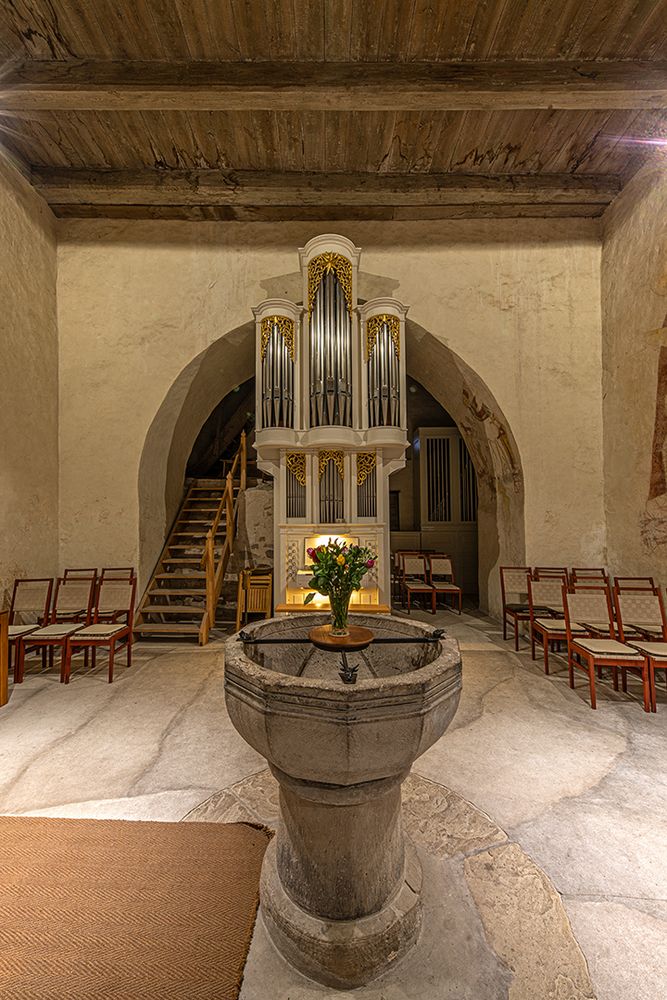 Orgel und Taufbecken... Foto & Bild | architektur, deutschland, europe ...