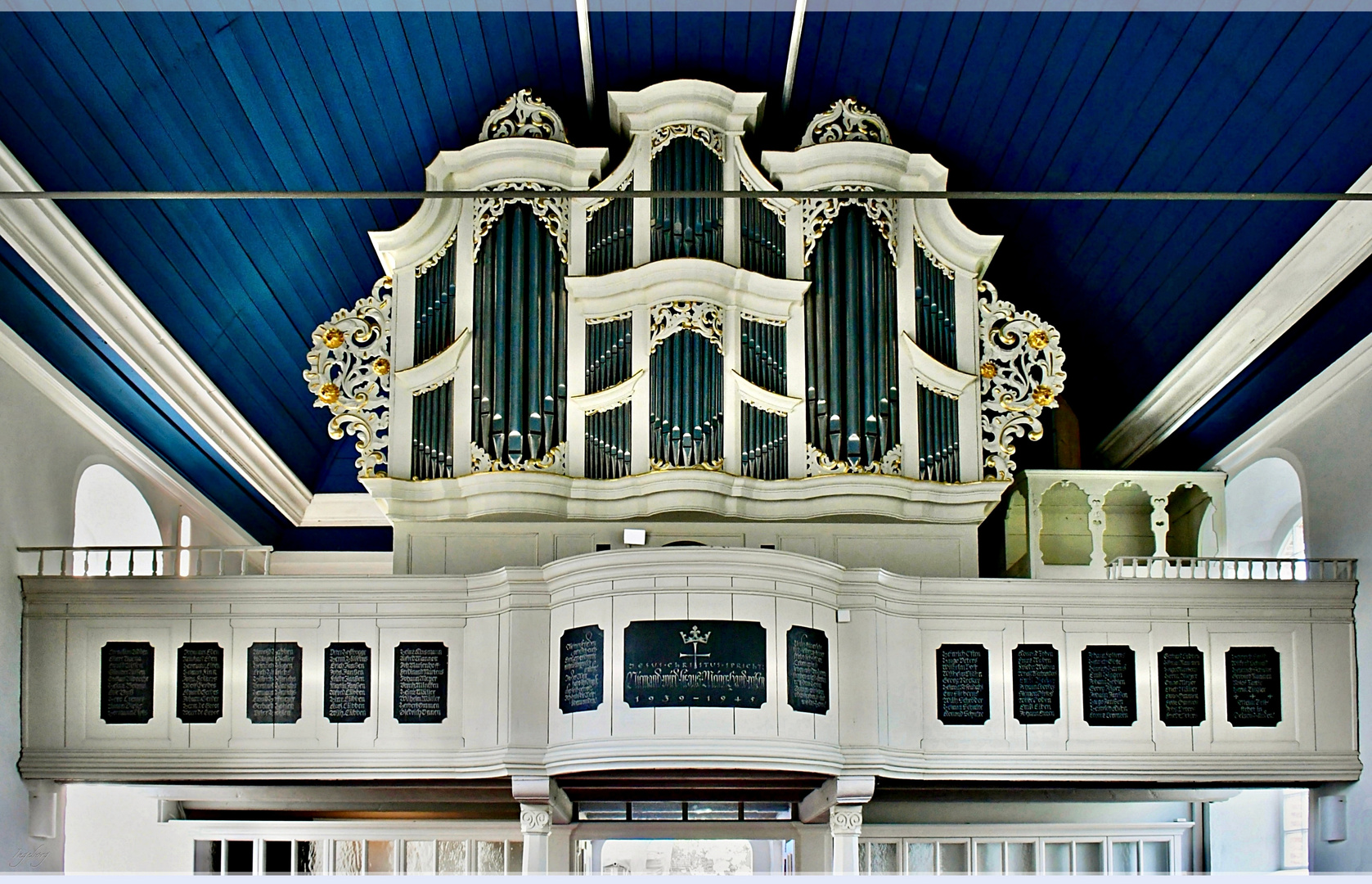= Orgelempore in der Deichkirche = Foto & Bild | indoor, historisch, ostfriesland Bilder auf ...