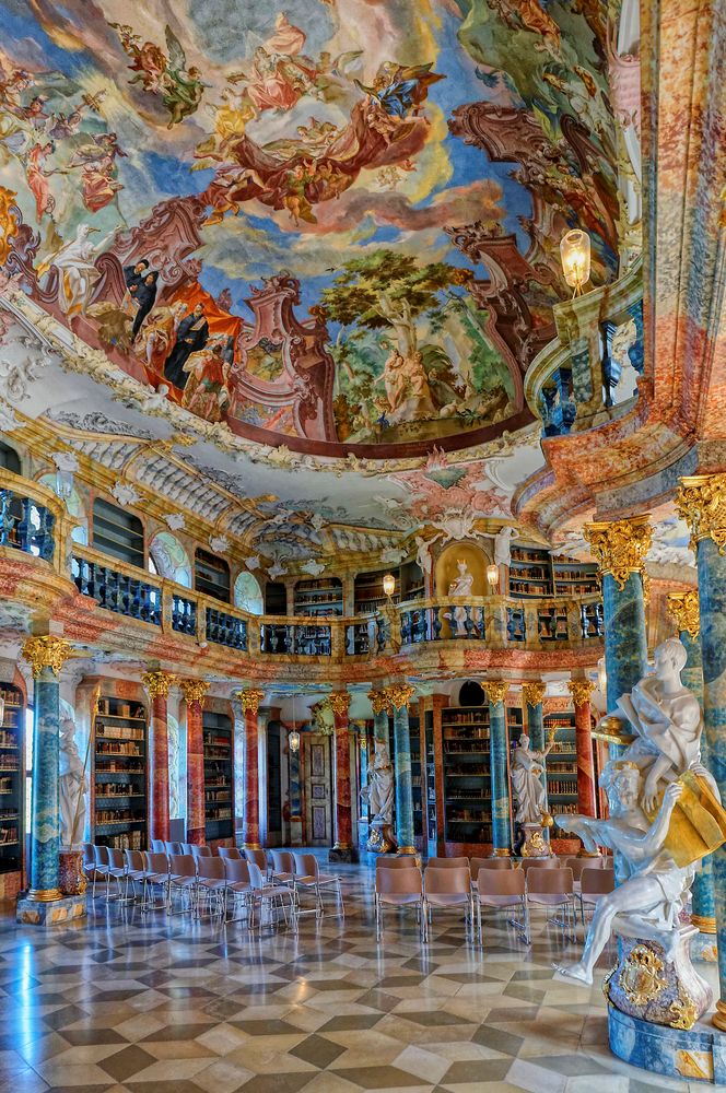 Ort der Askese Foto & Bild | kloster, bibliothek, architektur Bilder ...