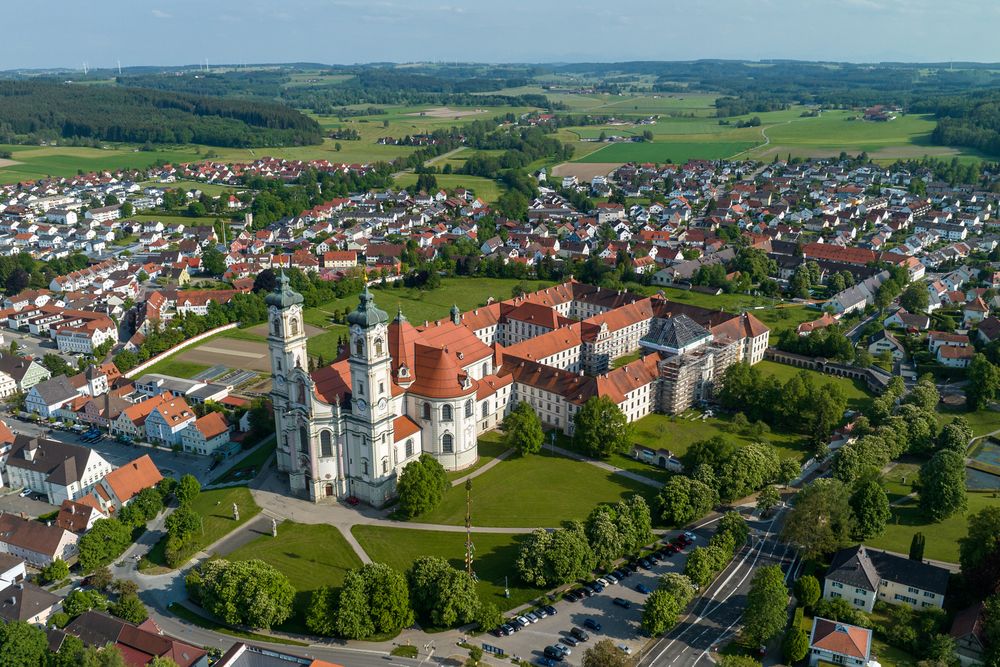 Ottobeuren von oben Foto & Bild | architektur, deutschland, europe ...