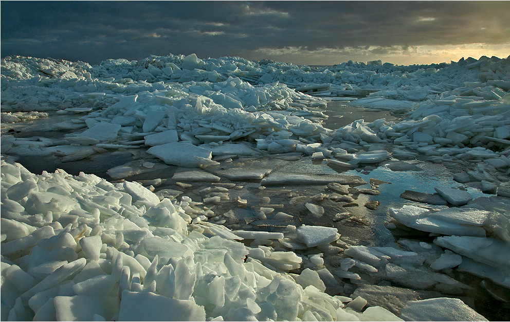 "Packeis" an der Ostsee/Mönchgut Foto & Bild | deutschland, europe ...
