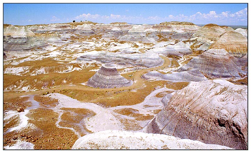 Painted Desert im Petrified Forest N.P. - Arizona, USA Foto & Bild ...