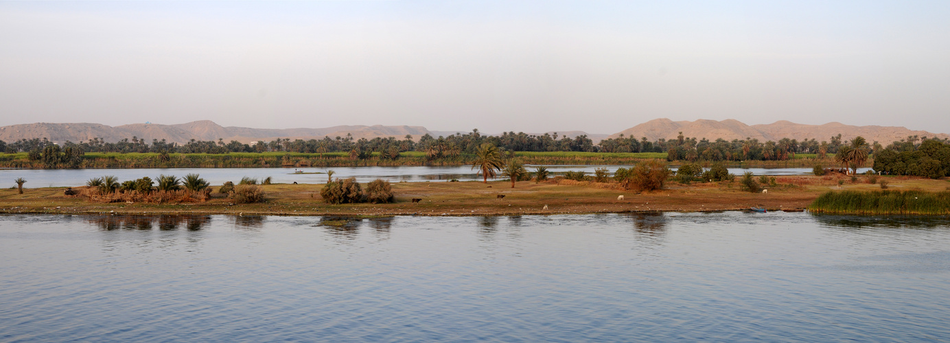 Panorama am Nil Foto & Bild | landschaft, bach, fluss & see, flüsse und ...