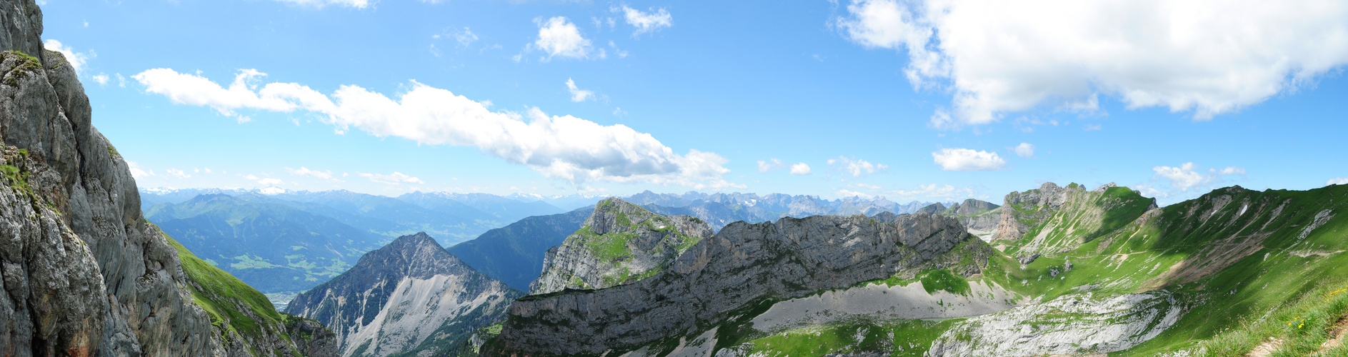 Panorama ins Inntal Foto & Bild | landschaft, berge, gipfel und grate ...
