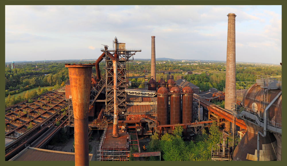 Panorama vom Hochofen Nr.5 Foto & Bild | industrie und technik ...