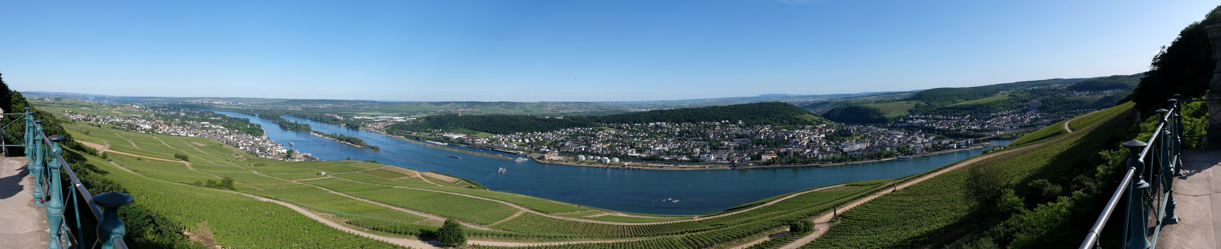 Panorama vom Rhein Foto & Bild | natur, rhein, wein Bilder auf ...