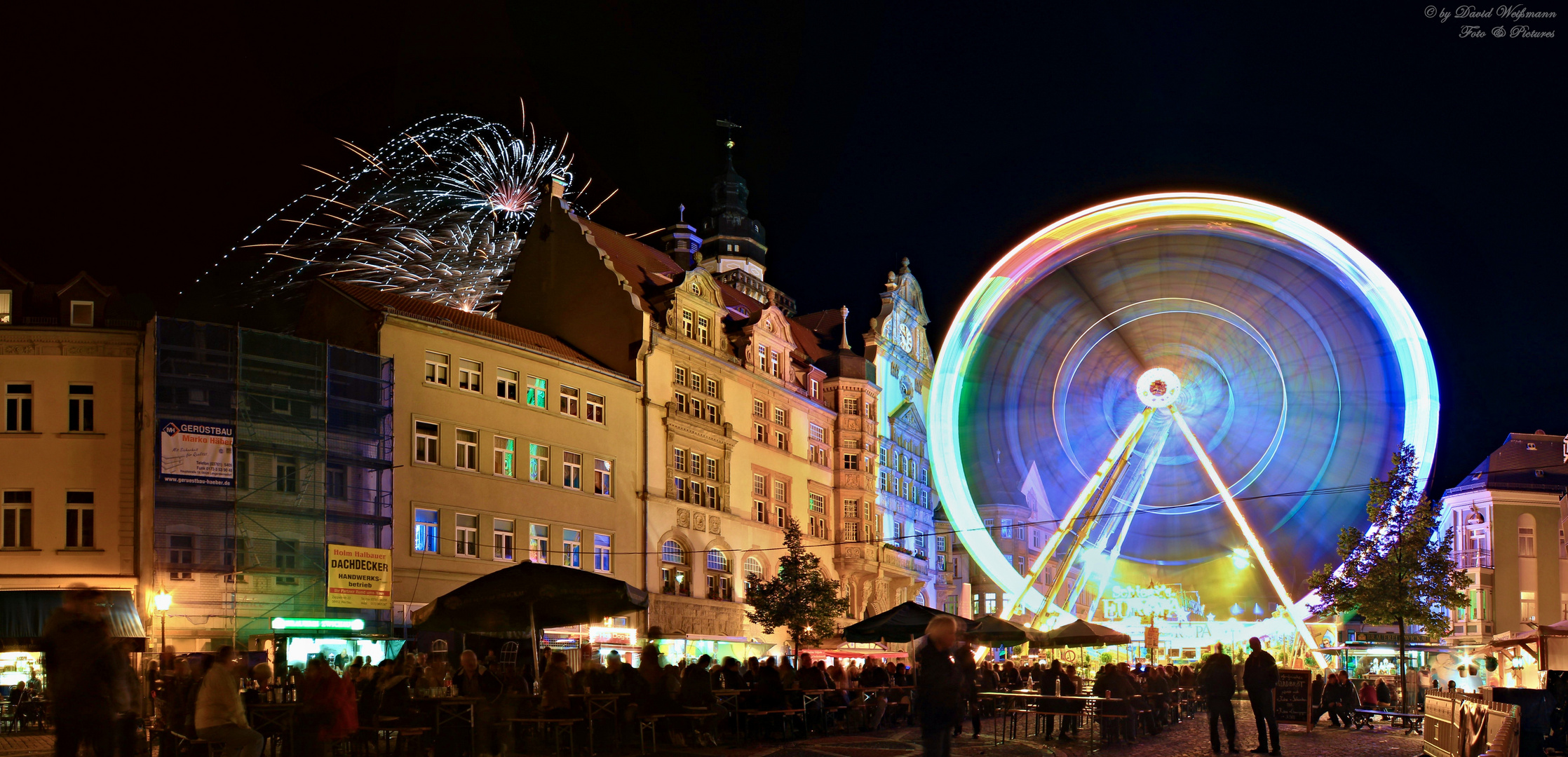 Panorama zum Stadt- und Straßenfest Foto & Bild | kunstfotografie ...