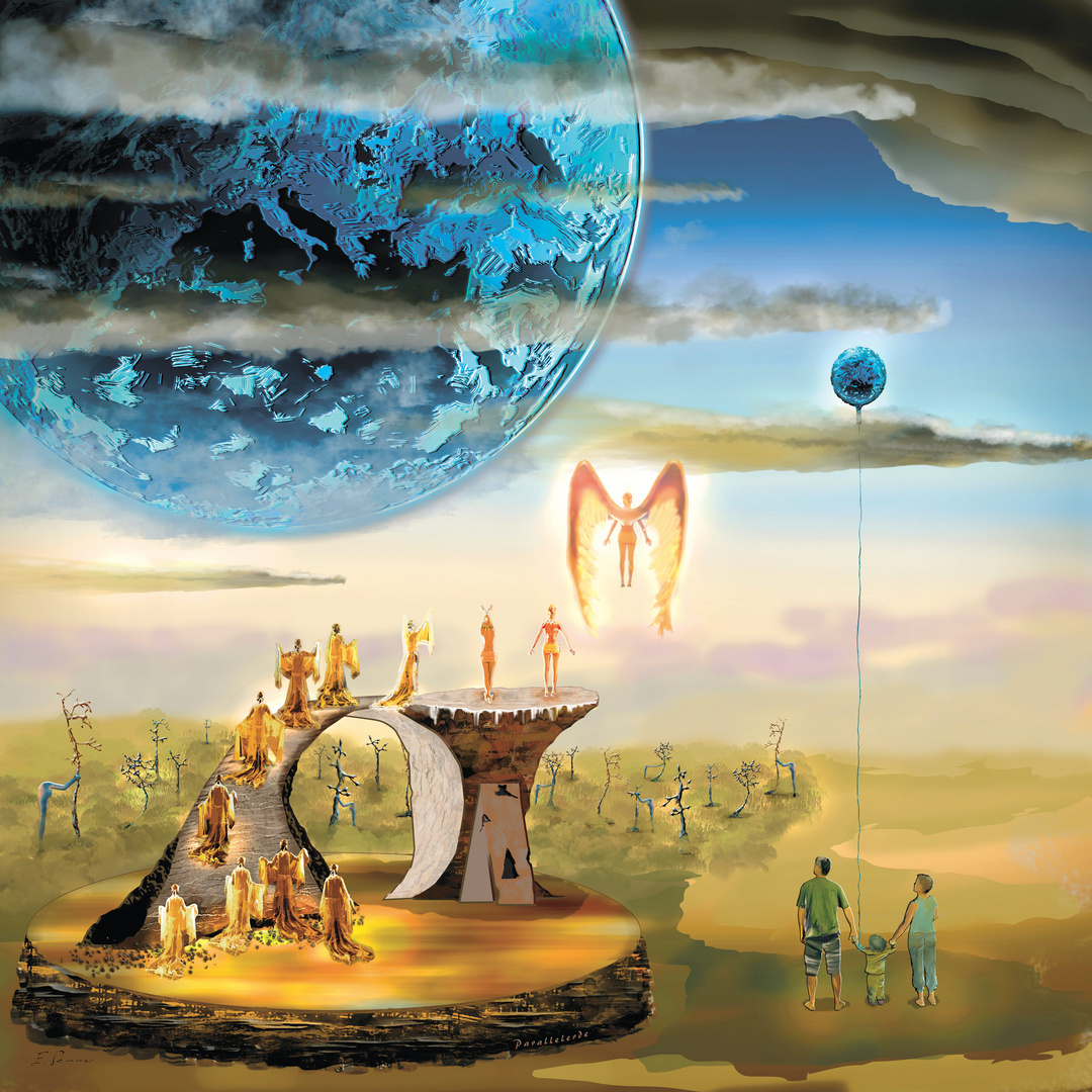 Parallelerde Foto & Bild | fotomontage, surreal, home Bilder auf fotocommunity