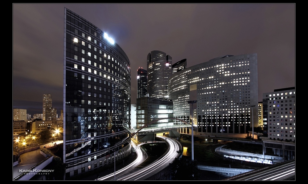 Paris - La Défense Foto & Bild | architektur, architektur bei nacht ...