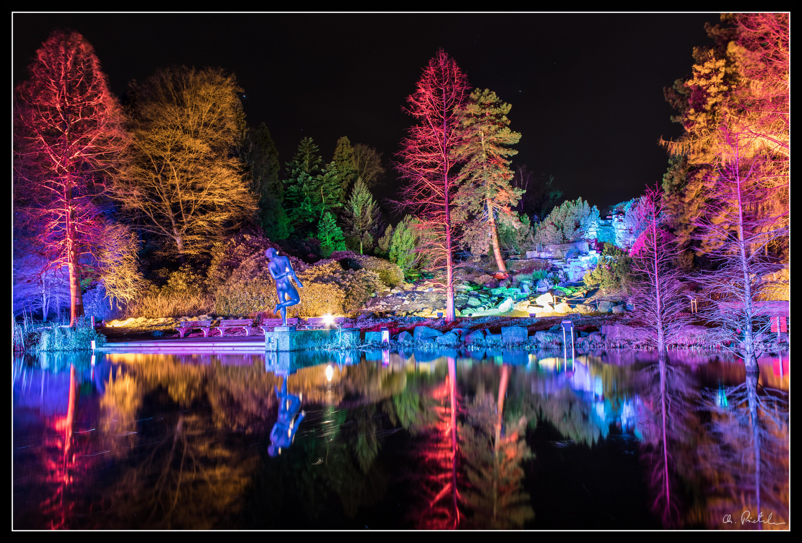 Parkleuchten Grugapark Essen 2017 Foto & Bild | licht, landschaft ...