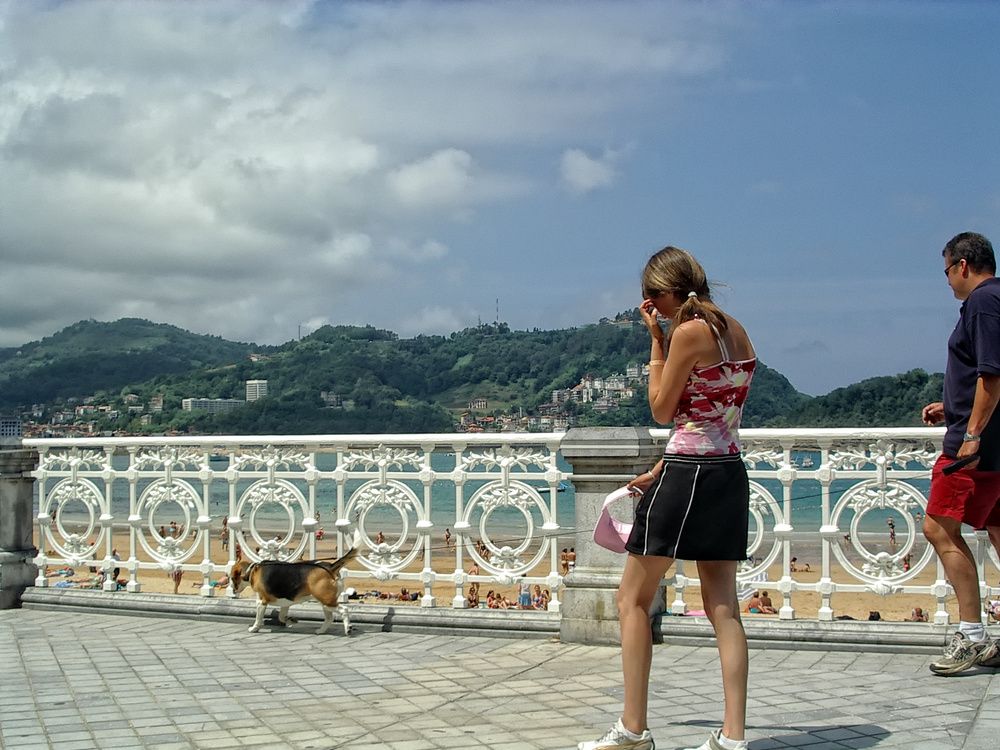 Paseando el perro Imagen & Foto | europe, spain, cantabria, baskenland ...