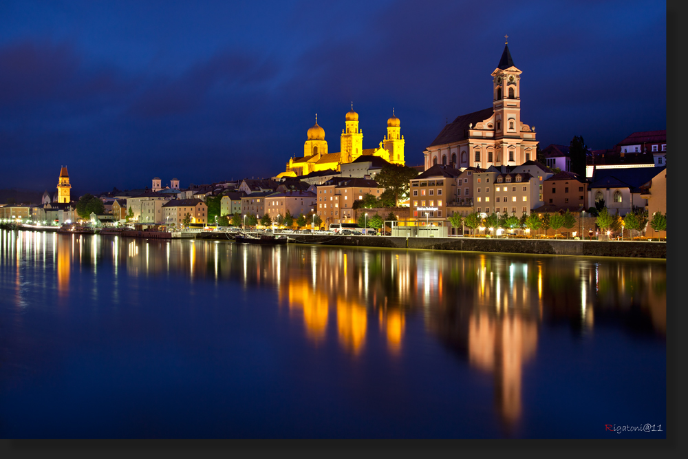 Passau Foto & Bild | architektur, motive, architektur bei nacht Bilder ...