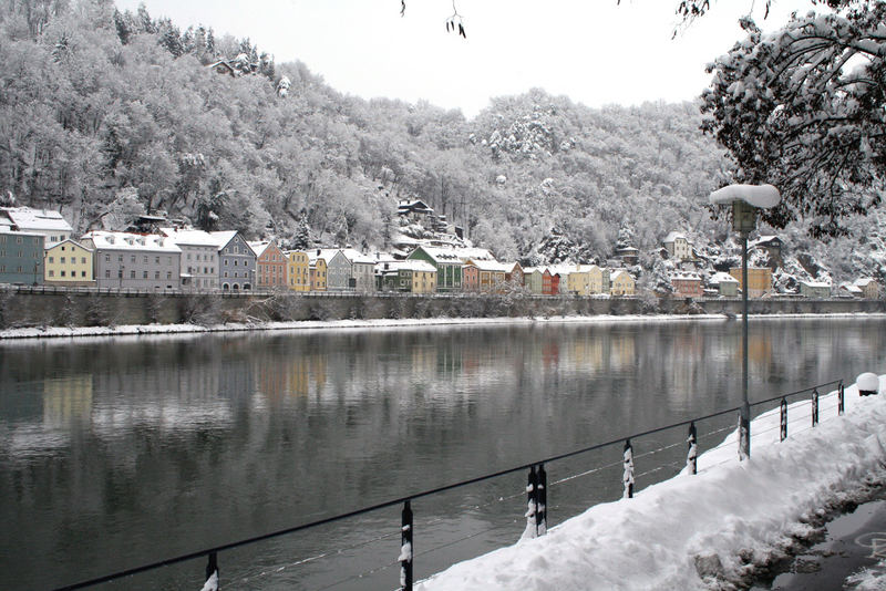 Passau im tiefsten Winter und das anfang März Foto & Bild | deutschland ...