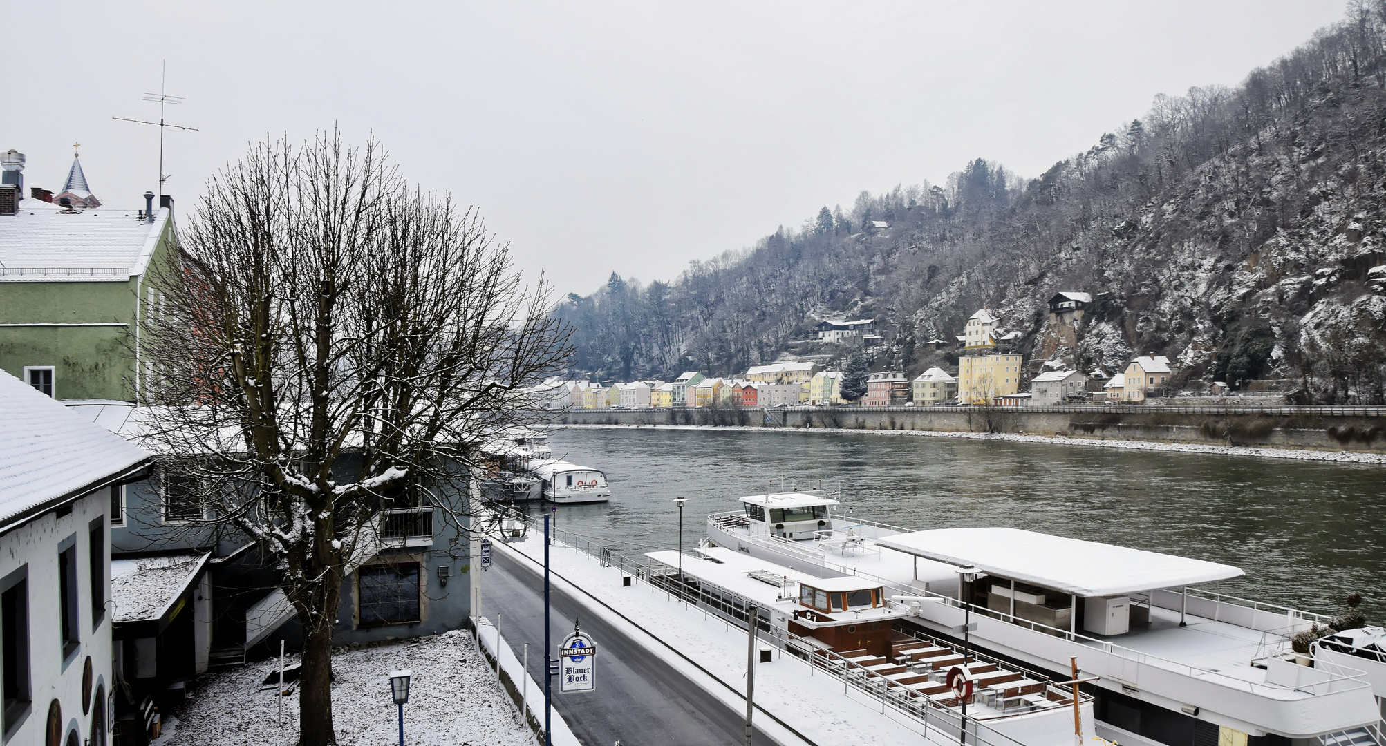Passau im Winter Foto & Bild | winter, natur, skyline Bilder auf ...