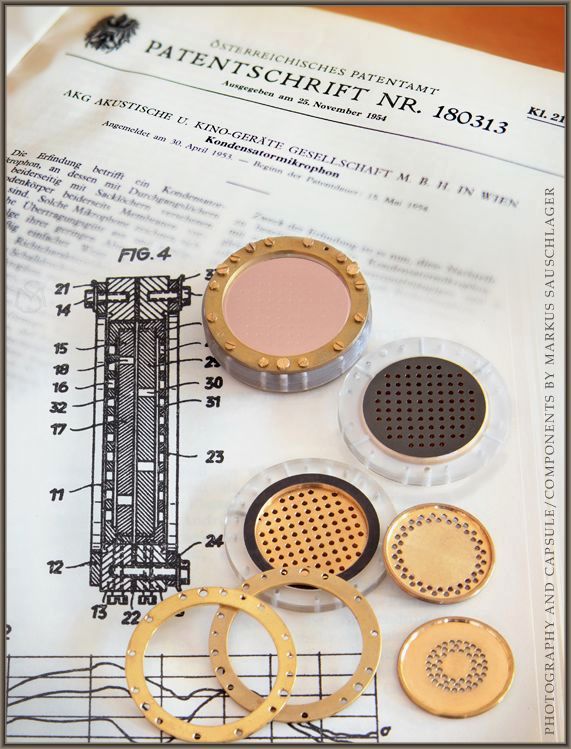 Patent AKG CK12 brass capsule Foto & Bild | metall, akg, handwerk ...
