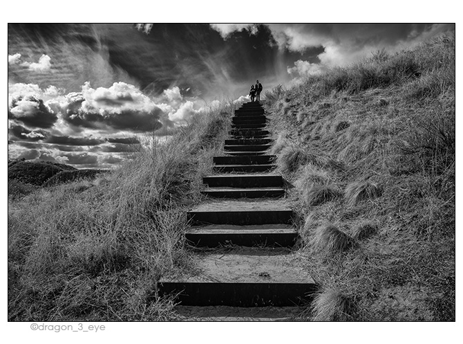 Pathway To Heaven Black And White