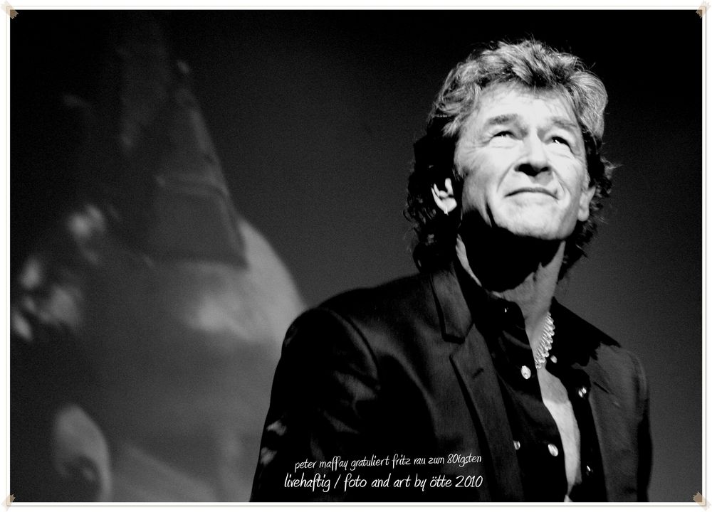 Peter Maffay gratuliert Fritz Rau zum 80ígsten Foto & Bild ...