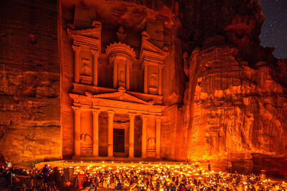 Petra bei Nacht Foto & Bild | asia, middle east, landschaft Bilder auf fotocommunity