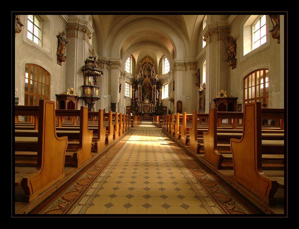 Pfarrkirche St. Johannes Baptist Donaueschingen 1 (gerade) Foto & Bild | architektur ...