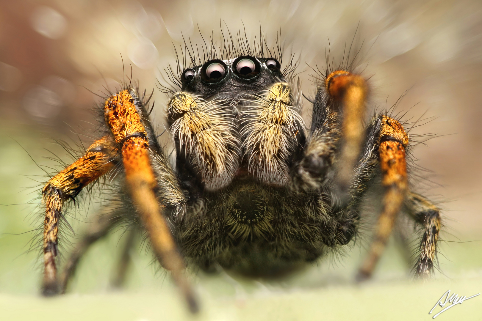 Philaeus chrysops Männchen Foto & Bild | tiere, wildlife, spinnen ...