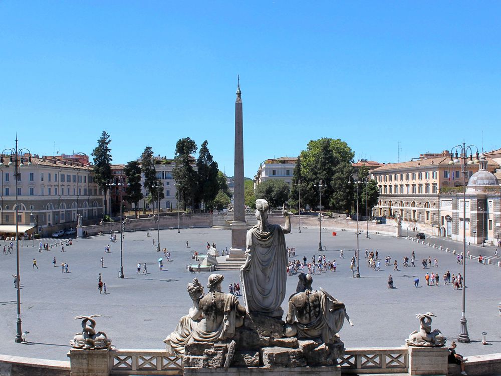 Piazza di Popolo ... Foto & Bild | architektur, erwachsene, europe ...