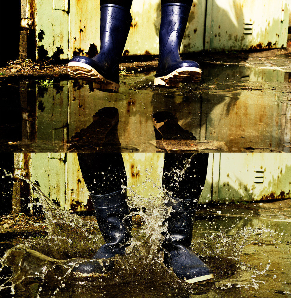 pitsch-platsch Foto & Bild | jahreszeiten, herbst, regen Bilder auf ...